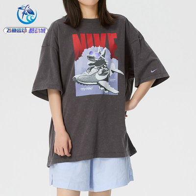 耐克Nike女子球鞋印花短袖T恤