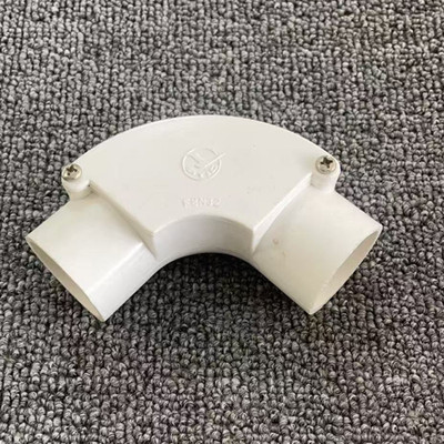 HONYAR鸿雁PVC管配件32即1寸2带盖直角弯头FBN32