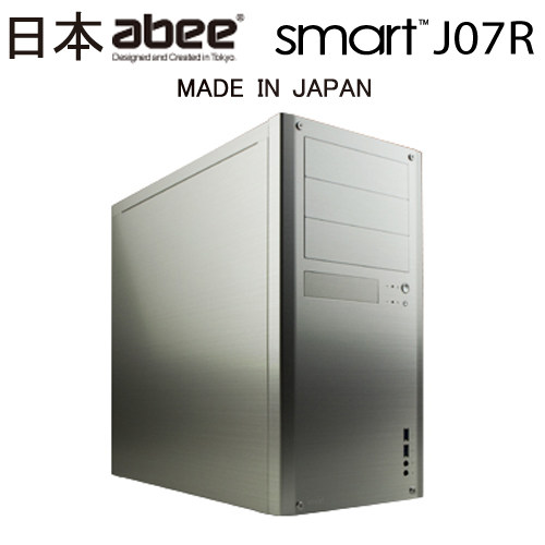现货日本制造日本ABEE机箱 MATX/ATX机箱 Smart J07R钛银_虎窝淘