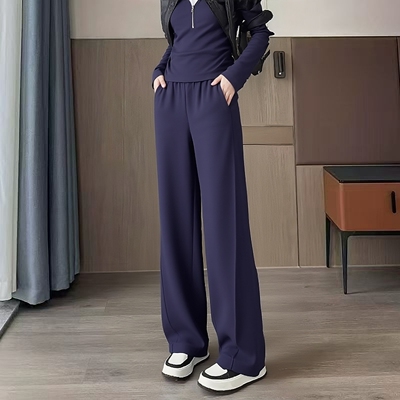 2026春魅M系列 衣佳人折扣女装 松紧腰 百搭阔腿裤长裤 3269/3569