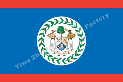 伯利兹国旗Belize flag4号规格144X96cm世界各国旗帜有售