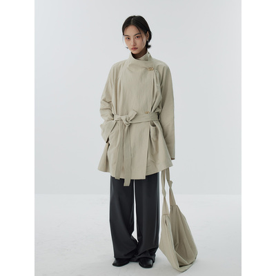 ELEI设计师品牌极简休闲A版风衣