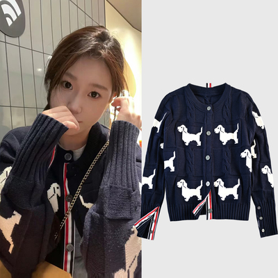 宅女同款TB羊毛小狗毛衣羊毛学院