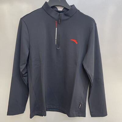 安踏2026春男综训长袖针织衫T恤