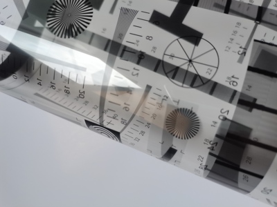 2X增强型4000线ISO12233分辨率测试卡高清透射式光学胶片测试图