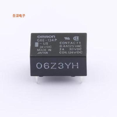 G6E-134P-US 24VDC |原装插件,16x10mm信号继电器