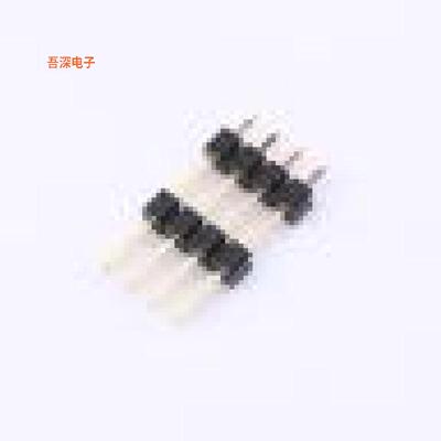 X6512WV-04H-C60D30-E100 |排针(X6512)2.54单排双塑