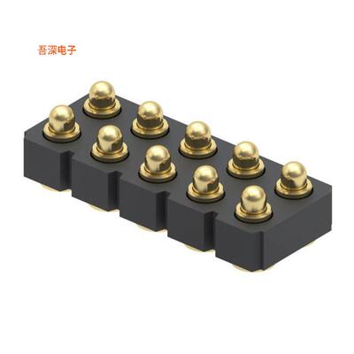 813-22-010-30-000101 |活塞型CONN SPRING PISTON 10POS SMD