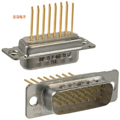 DAP15P465TXLF |D-SubCONN D-SUB PLUG 15POS PNL MNT WW