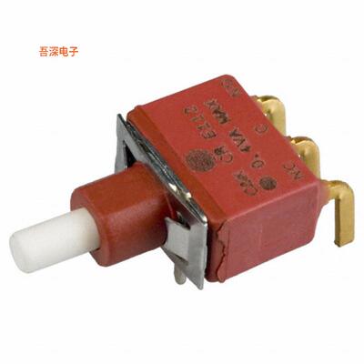 E112SD1ABE |通孔，直角SWITCH PUSH SPDT 0.4VA 20V