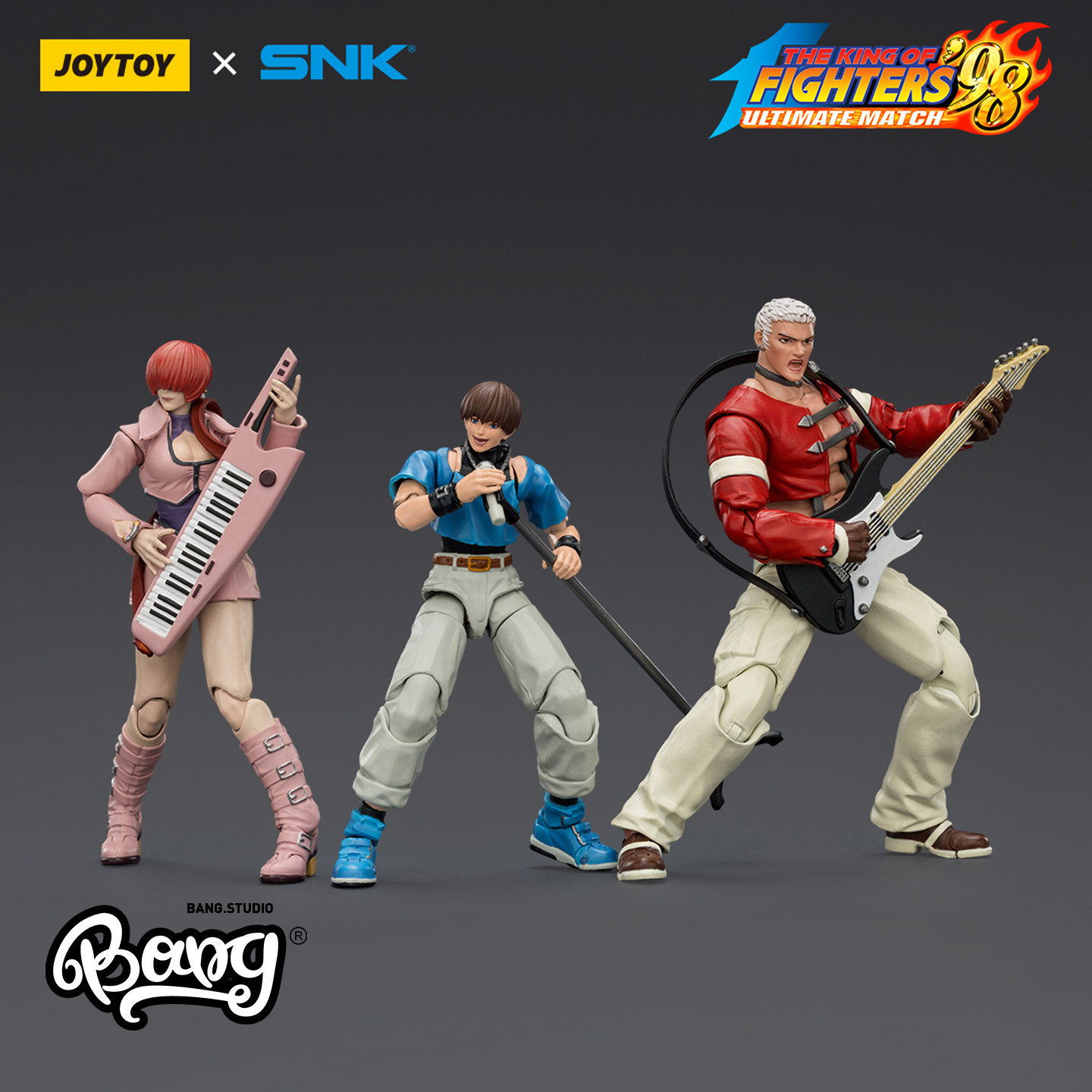 【Bang】现货 暗源 SNK拳皇98UM 大蛇队 七枷社 夏尔美1/18手办