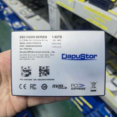 DERA得瑞D5427 1.92t U2 PCIe3.0 N--议价商品