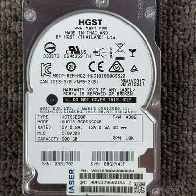 HGST/日立 HUC101860CSS200服务器硬盘60--议价商品