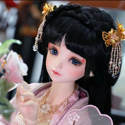 bjd-黑曜石xaga 1/3女-莺飞（sd娃娃同类正版）关节小喵汪