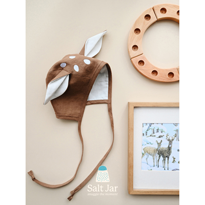 0-3岁环保有机森林小鹿帽