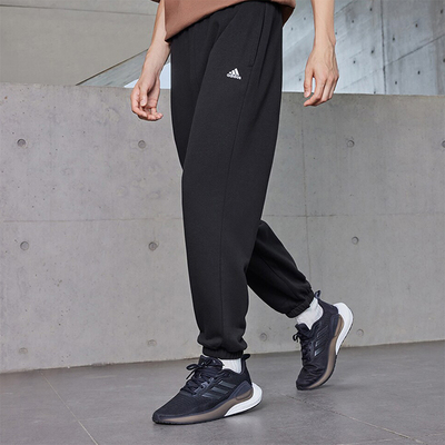 Adidas/阿迪达斯正品新款男女毛圈加厚束脚运动裤IV7589