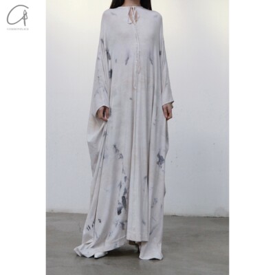Mutedance系带印染连衣裙