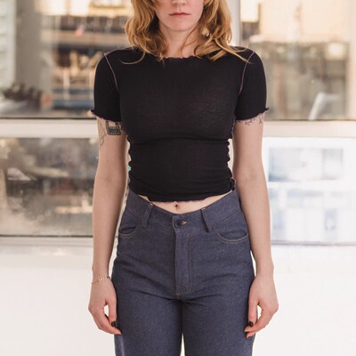 BASERANGE 25秋冬 VEIN TEE SHIRT T恤