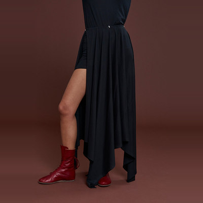 m.a+ Maurizio Amadei 可调节按钮方形裙子