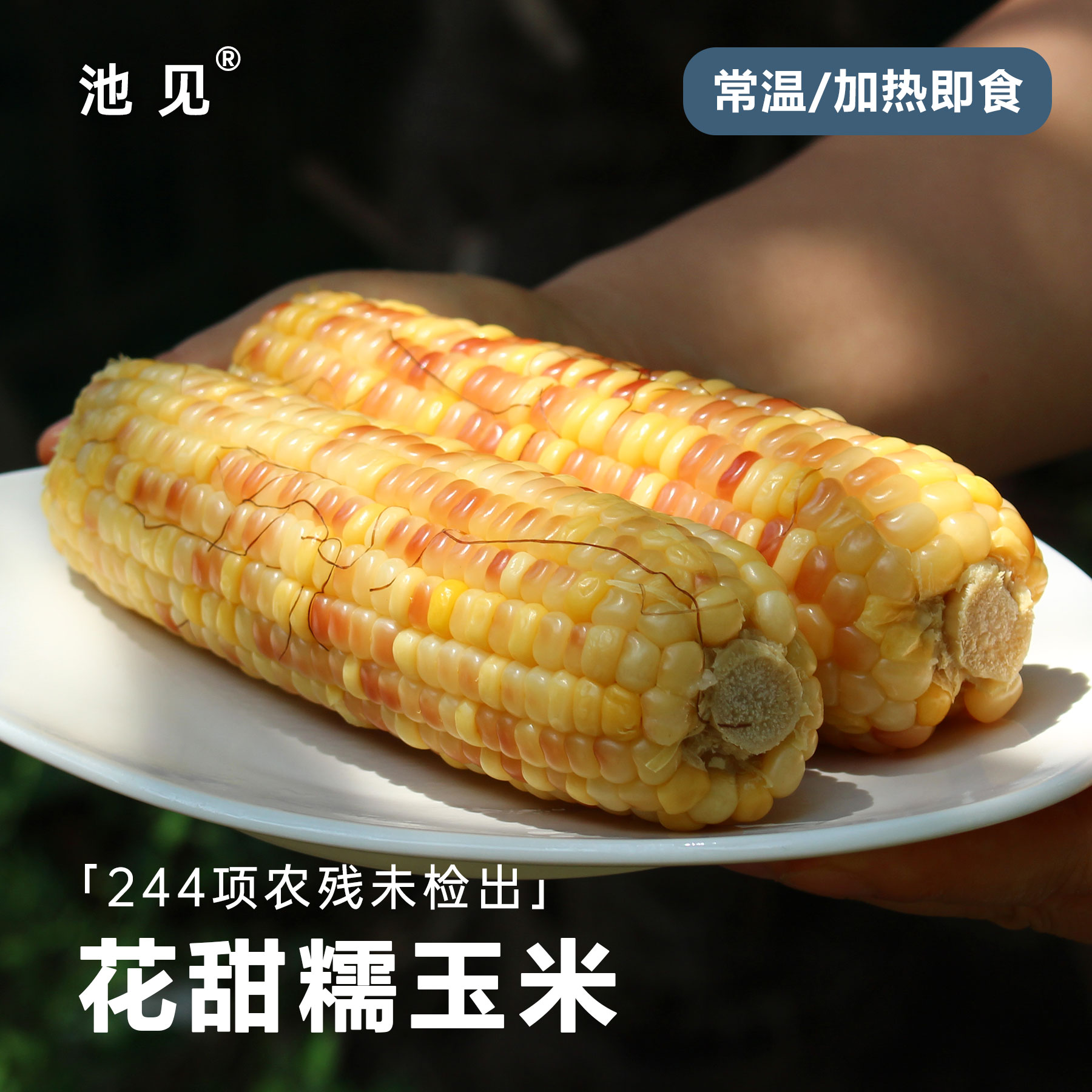 池见山西当季新鲜花甜小玉米花糯嫩玉米真空玉米棒装孕妇即食早餐