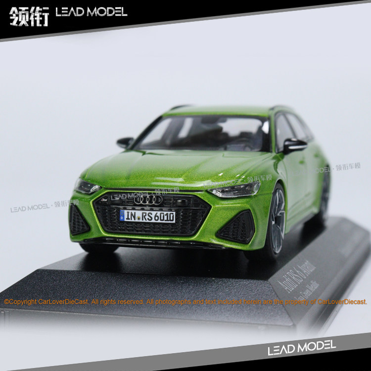 【领衔】现货|奥迪 Audi RS6 Avant 迷你切MINICHAMPS 1/43车模型
