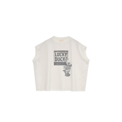 【现货】AUBRUINO 26SS 春夏新款幸运鸭复古短袖 DOUBLEBOO