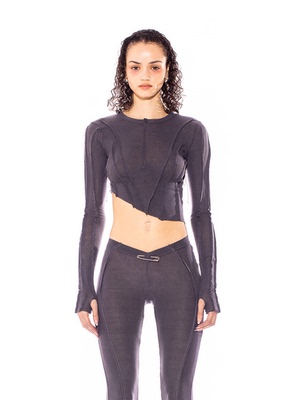 SAMIMIROVINTAGE不对称长袖T恤