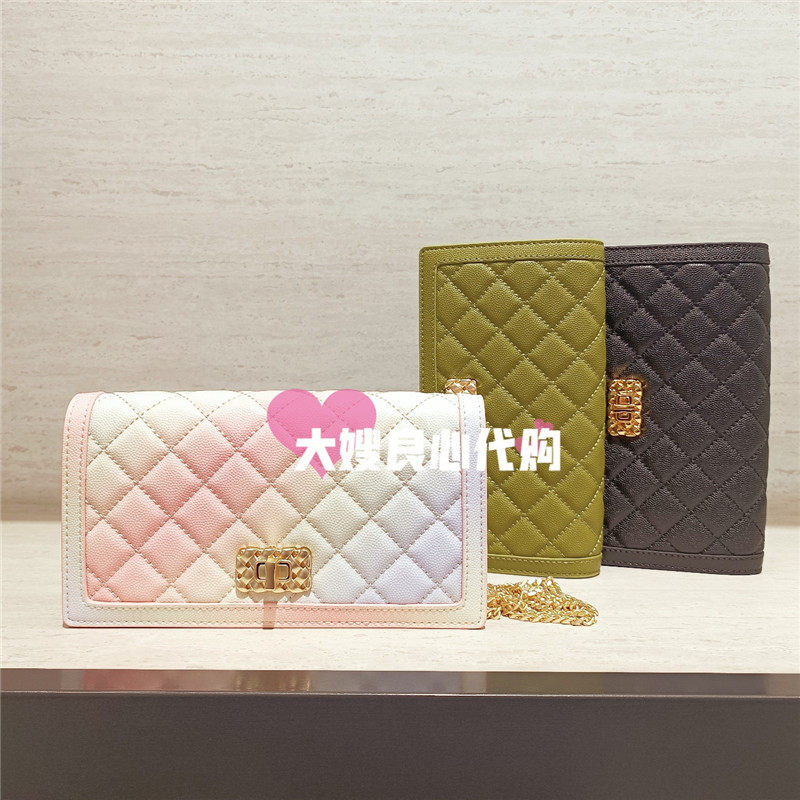 CHARLES＆KEITH单肩小方包小CK6-70840448菱格链条斜挎腋下女包_虎窝淘