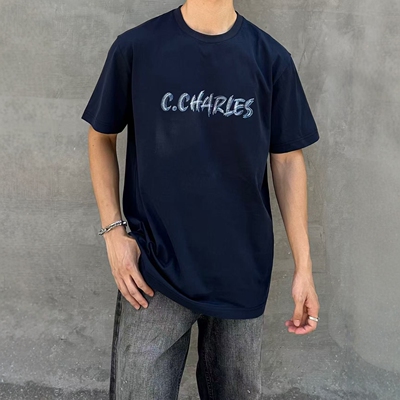 CHESTER CHARLES | 2026新款 男款 字母logo短袖T恤