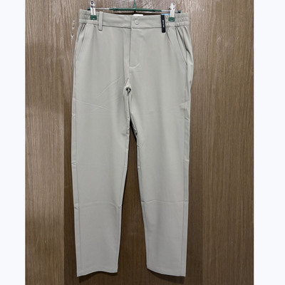 安踏正品春秋梭织修身男运动长裤