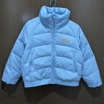 保暧特步儿童羽绒服女童中大童