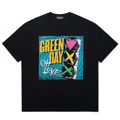 短袖T恤GreenDay重磅透气潮牌