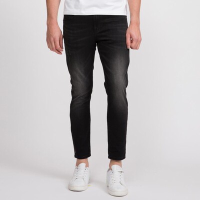 20XNZ20201利家夏季新款商务时尚百搭低腰窄脚九分小脚水洗牛仔裤