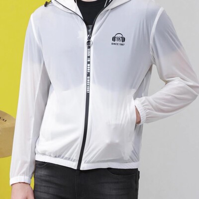 19CKF0061A 0062A利男装春季新款商务时尚纯色连帽空调服薄款夹克