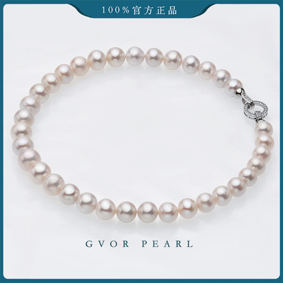 【珍珠奶奶推荐】淡水白珍珠项链 10.5-14mm A1708