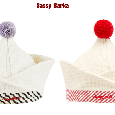 可爱无檐折纸船型设计师款帽子