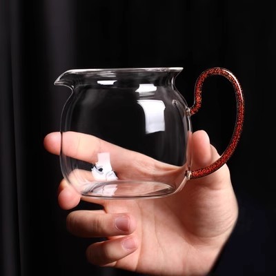 新款首发自慢堂侧把公道杯