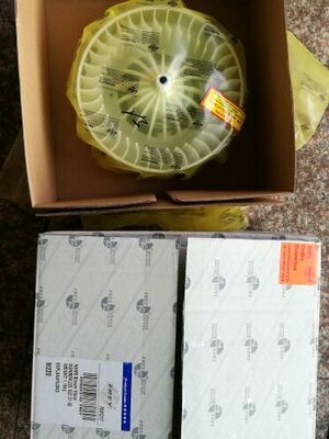 适用于宝马7系730 735 740E65E66F01F025系鼓风机暖风机马达菲尔