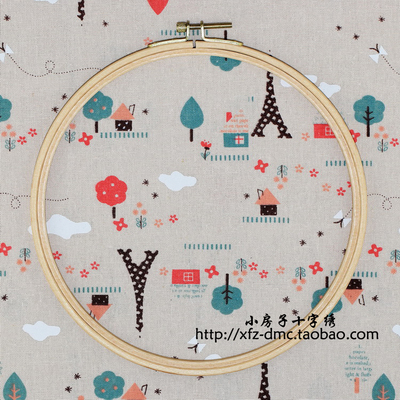 刺绣工具十字绣圆形多种尺寸实木