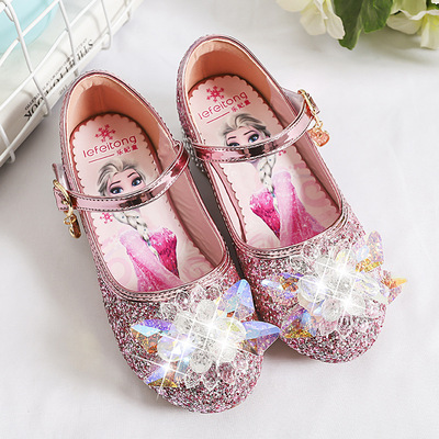 Disney Elsa Anna Princess Sandals Children's Shoes Frozen