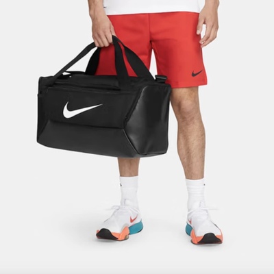 Nike  BRASILIA9.5训练行李包隔层斜跨运动包DM3976-010