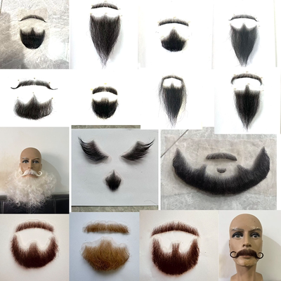定制仿真胡子山羊胡假胡子络腮胡影视仿真道具演出假胡子造型胡子