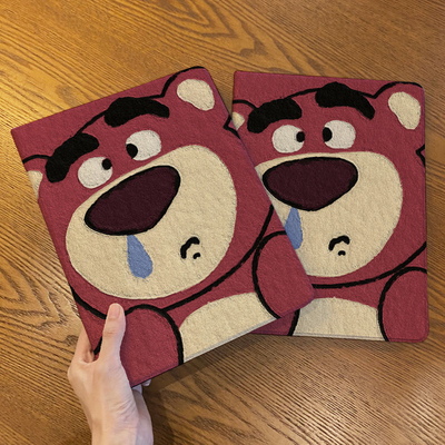 iPad保护套A1893第五代A1822苹果平板第5代第六代9.7英寸壳第6代库洛米大阪脸草莓熊