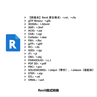 Solidworks/Navisworks/Revit格式转换降版本