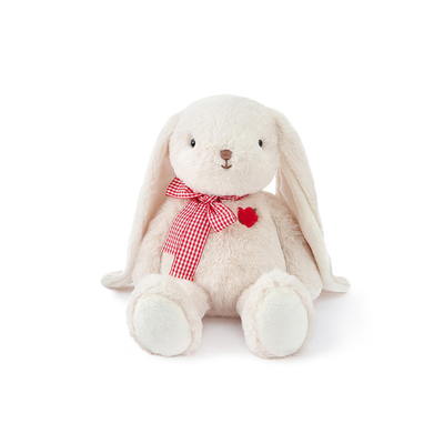 爱心领结呆萌治愈玩偶小兔子毛绒玩具公仔安抚陪睡娃娃生日礼物女