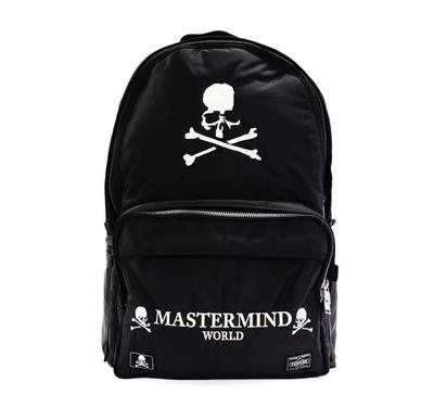 新款mmj双肩包mastermindjapan背包日本黑魂书包电脑包旅行包男士