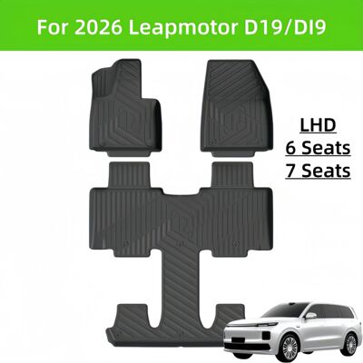 For 2026 Leapmotor D19/DI9 TPE Car Floor Mat/Rear Trunk Mat