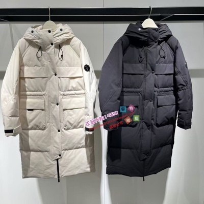 A3ACE4513 女装2024冬工装口袋长款御寒面包羽绒服A3ACE4513J9