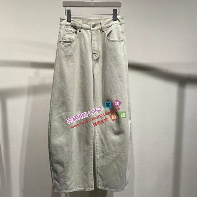 NUTS那时女装专柜正品国内代购2026春水洗牛仔长裤7121111A1-599