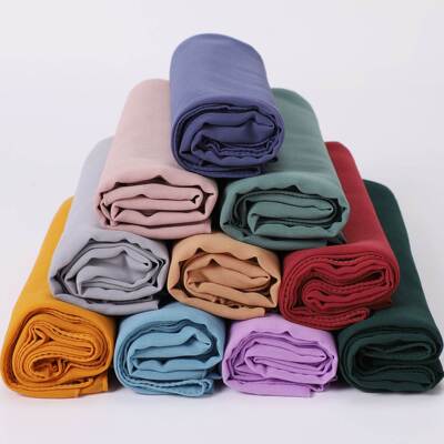 Single color chiffon scarf for women's headscarf雪纺围巾